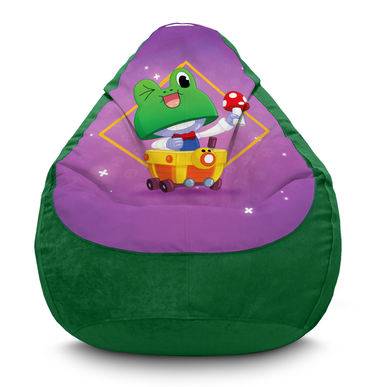 Крісло мішок "Brawl Stars. Carl frog. Flock" купити в Києві та Україні ...