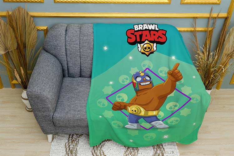 Плед «Відважний Ель Прімо. Бравл Старз. Brave El Primo. Brawl Stars ...