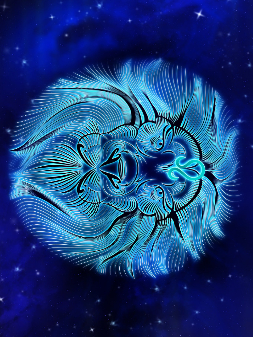 Плед з принтом Лев. Знаки Зодіаку. Leo. Zodiac Signs купити в Києві та ...